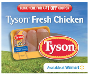 $1 Tyson Fresh Chicken Printable Coupon - Coupon Cutting Mom