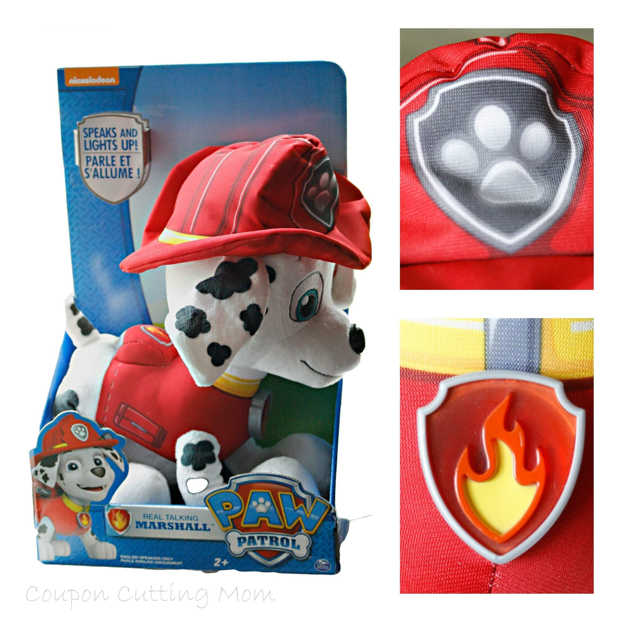Paw Patrol Real Talking Marshall Plush Pup