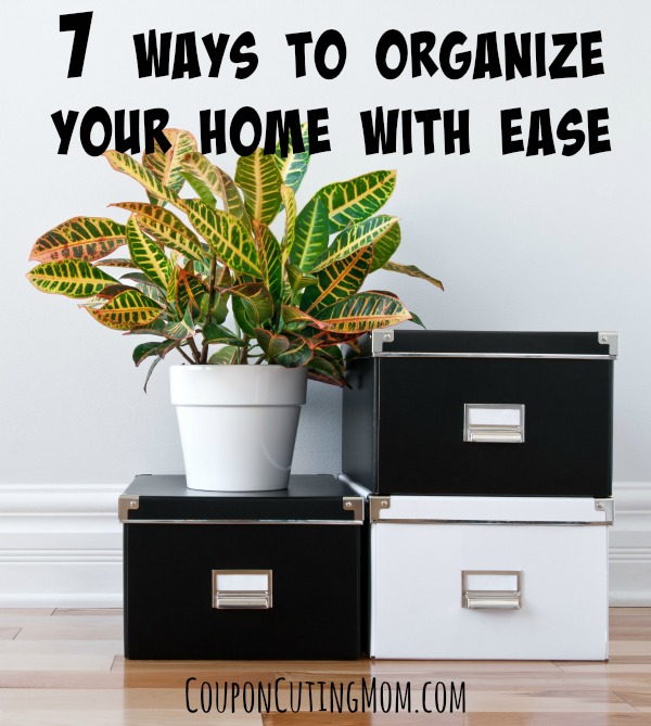 7 Easy How To Organize Your Home Tips Coupon Cutting Mom