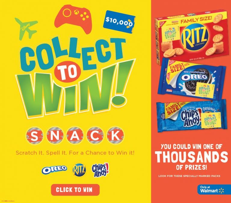 Play Collect to Win Games For a Chance to Win Great Prizes