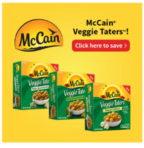 Make Dinner Time Easy With McCain® Veggie Taters - Save $1