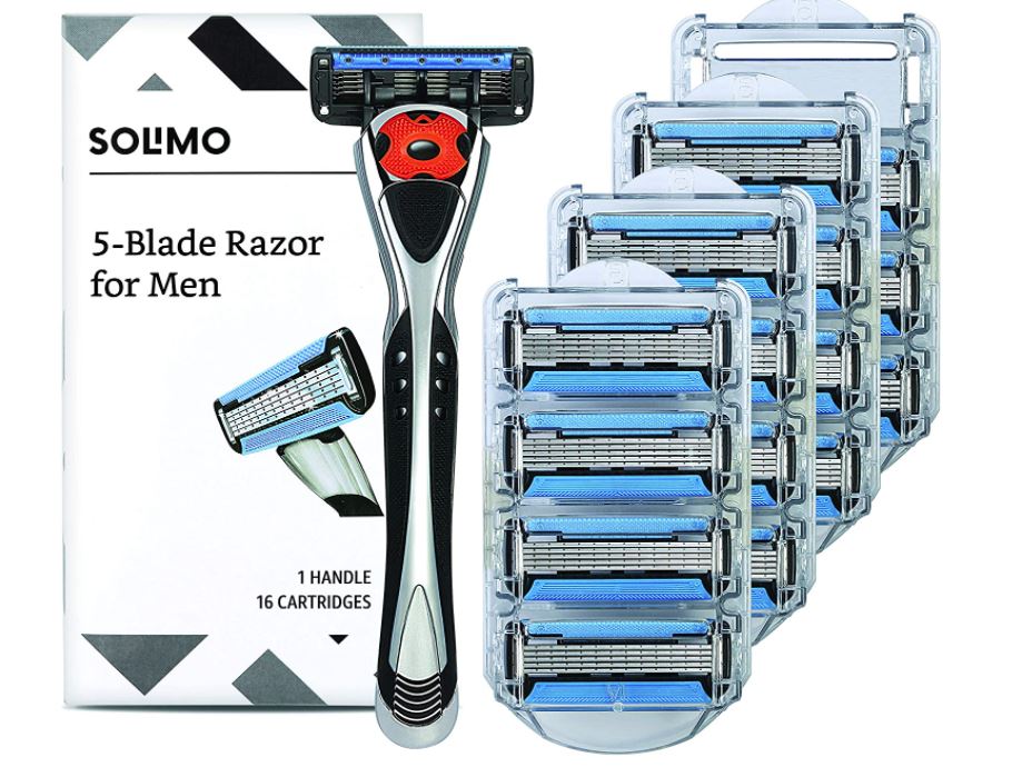 Solimo 5-Blade MotionSphere Razor & 16 Cartridges Only $13.49